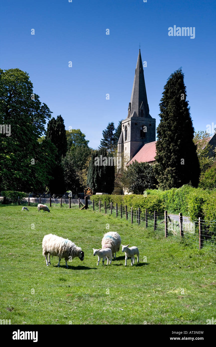 Mitford Church, Northumberland, England, UK Stock Photo - Alamy