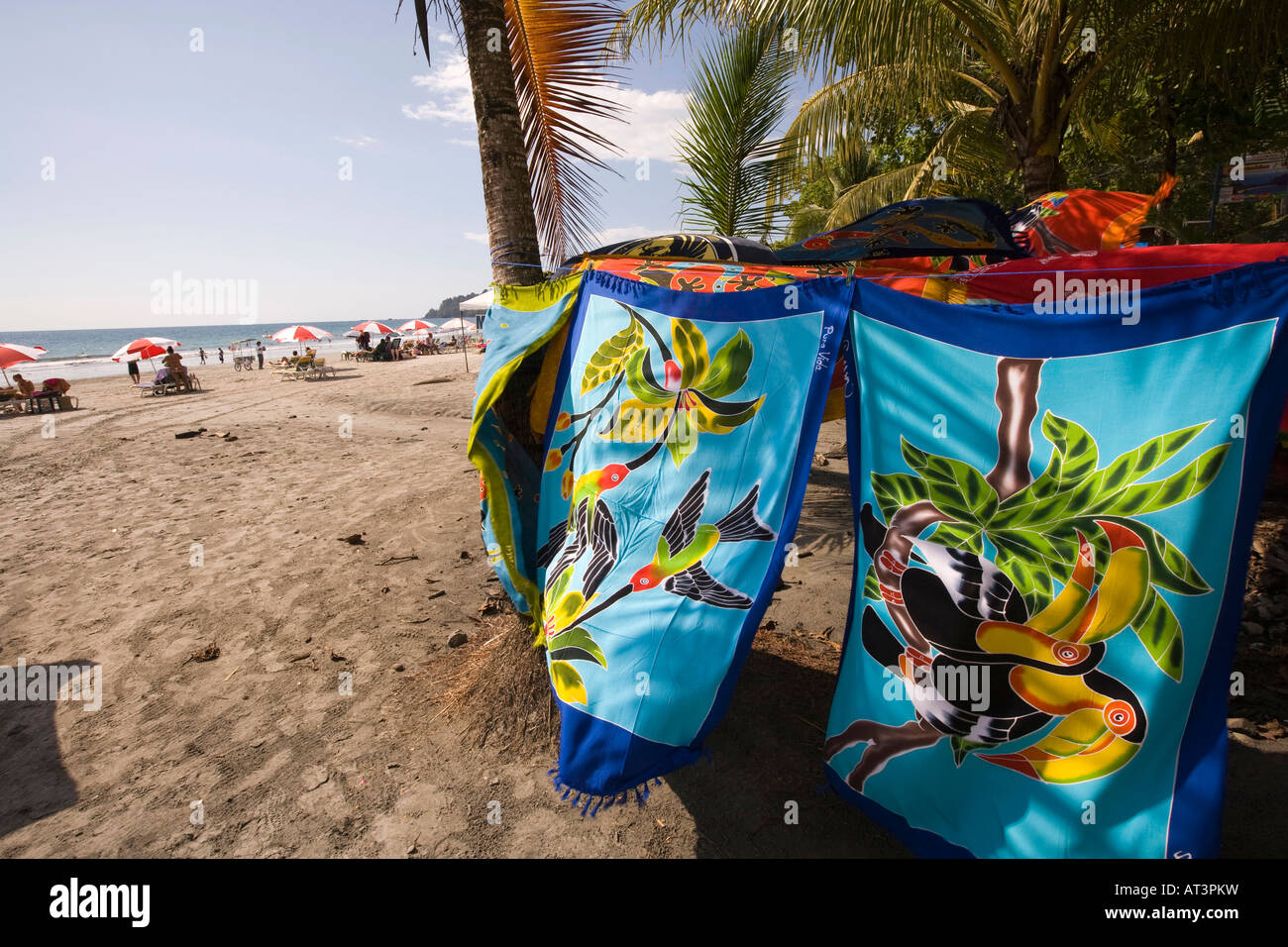 Batik sarongs sale on beach hi-res stock photography and images - Alamy