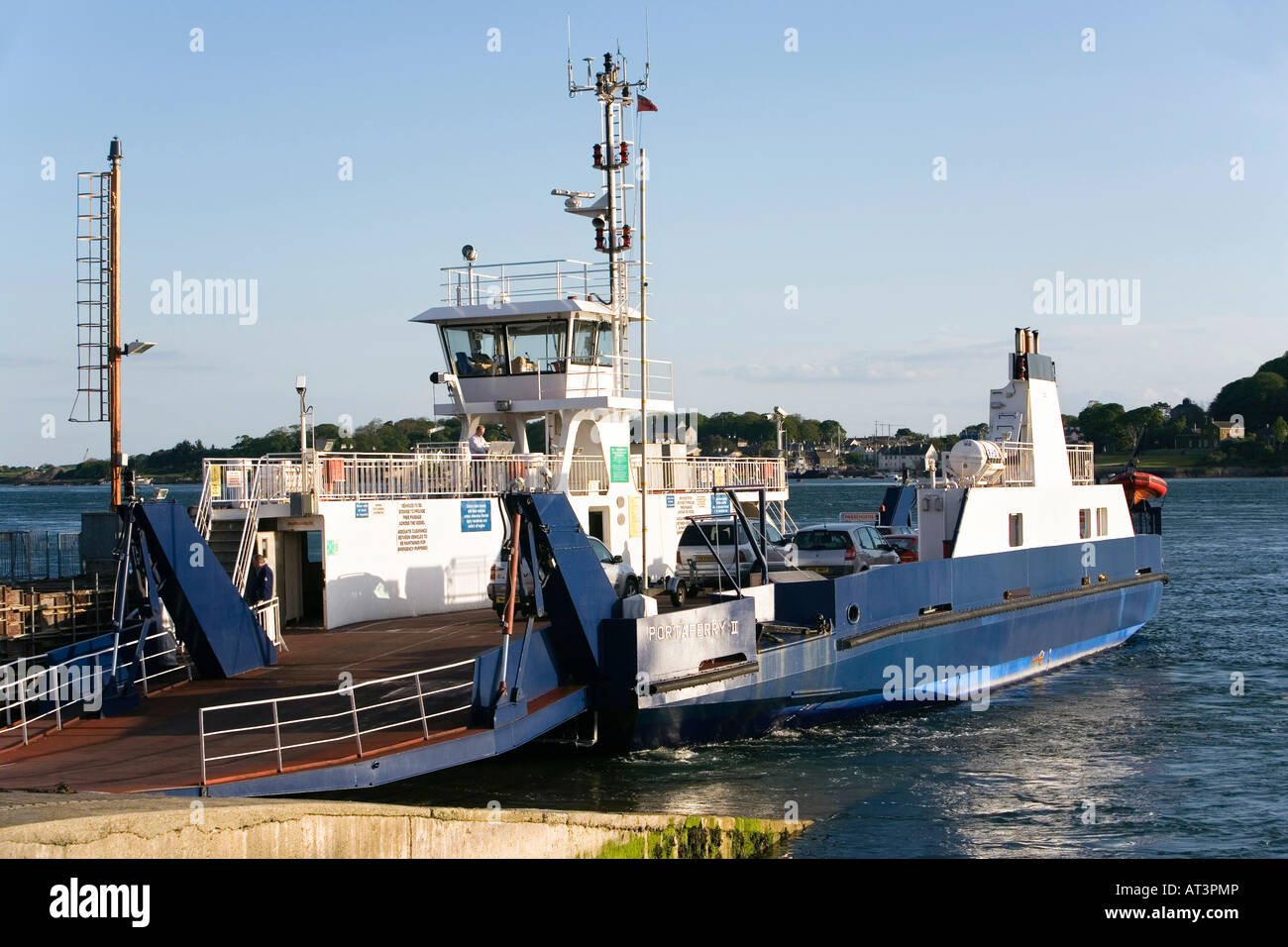 UK Northern Ireland County Down Portaferry ferry to Strangford Stock ...