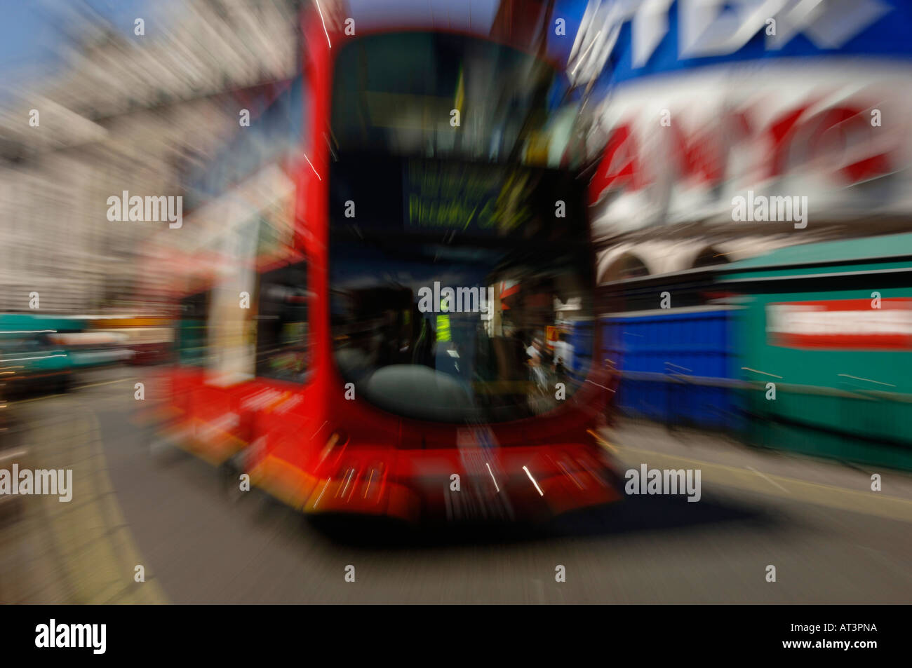 Zoom effect special effect sfx public square circus london hi-res stock ...