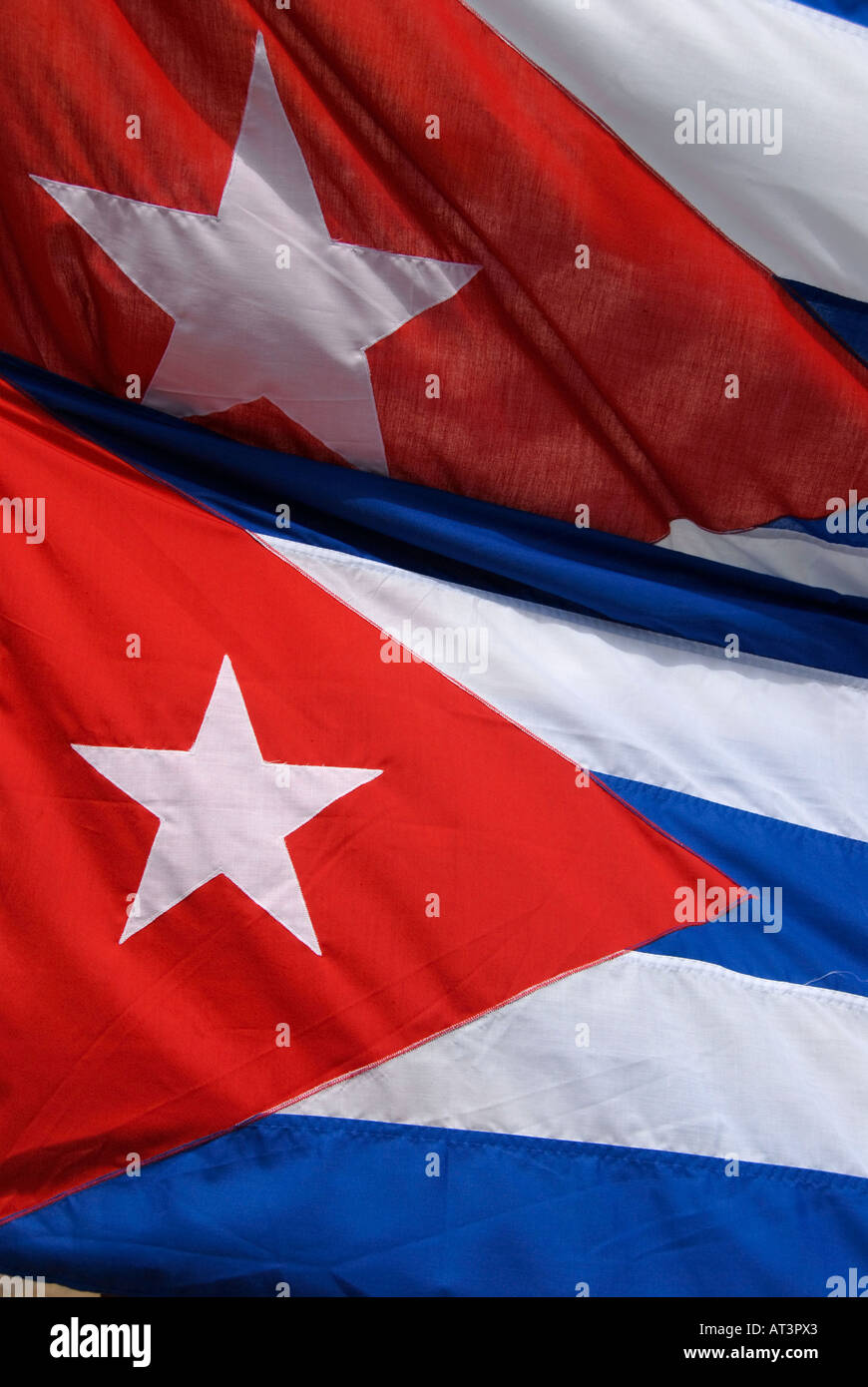 Close up star stripes cuban flags hi-res stock photography and images ...