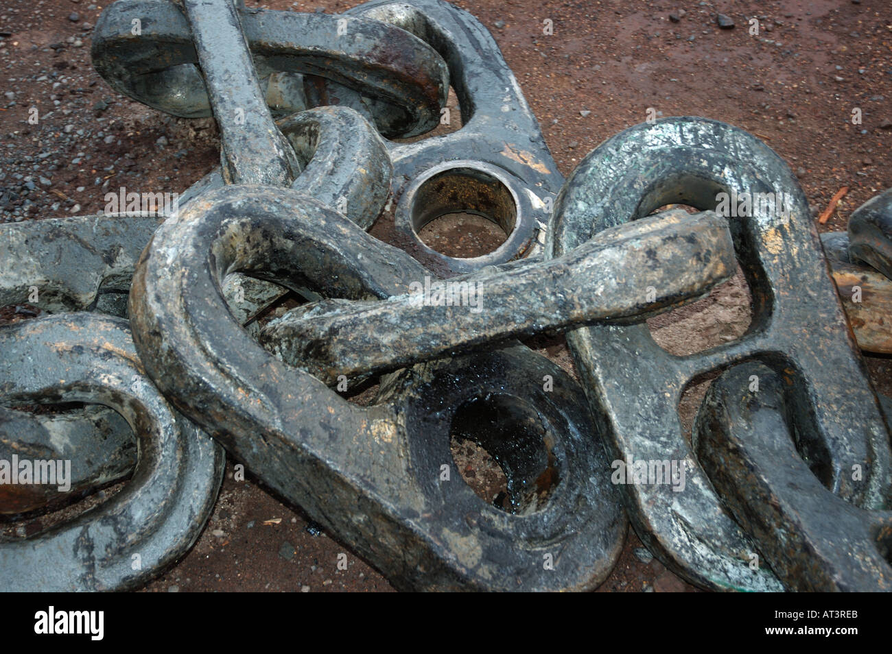 industrial chain on mine site Stock Photo - Alamy