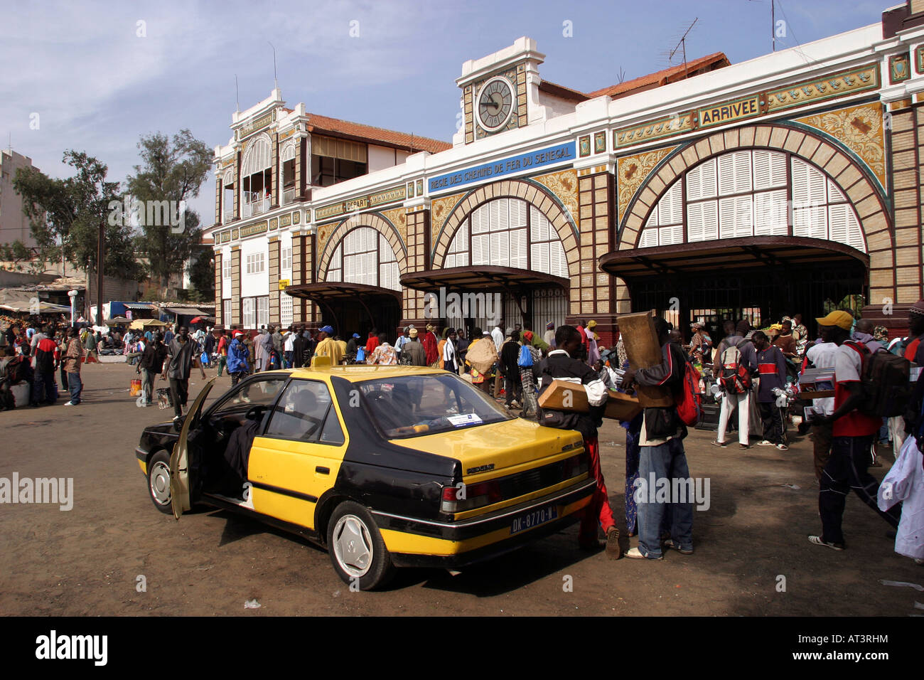 Senegal Dakar Central Train Station Stock Photo - Alamy