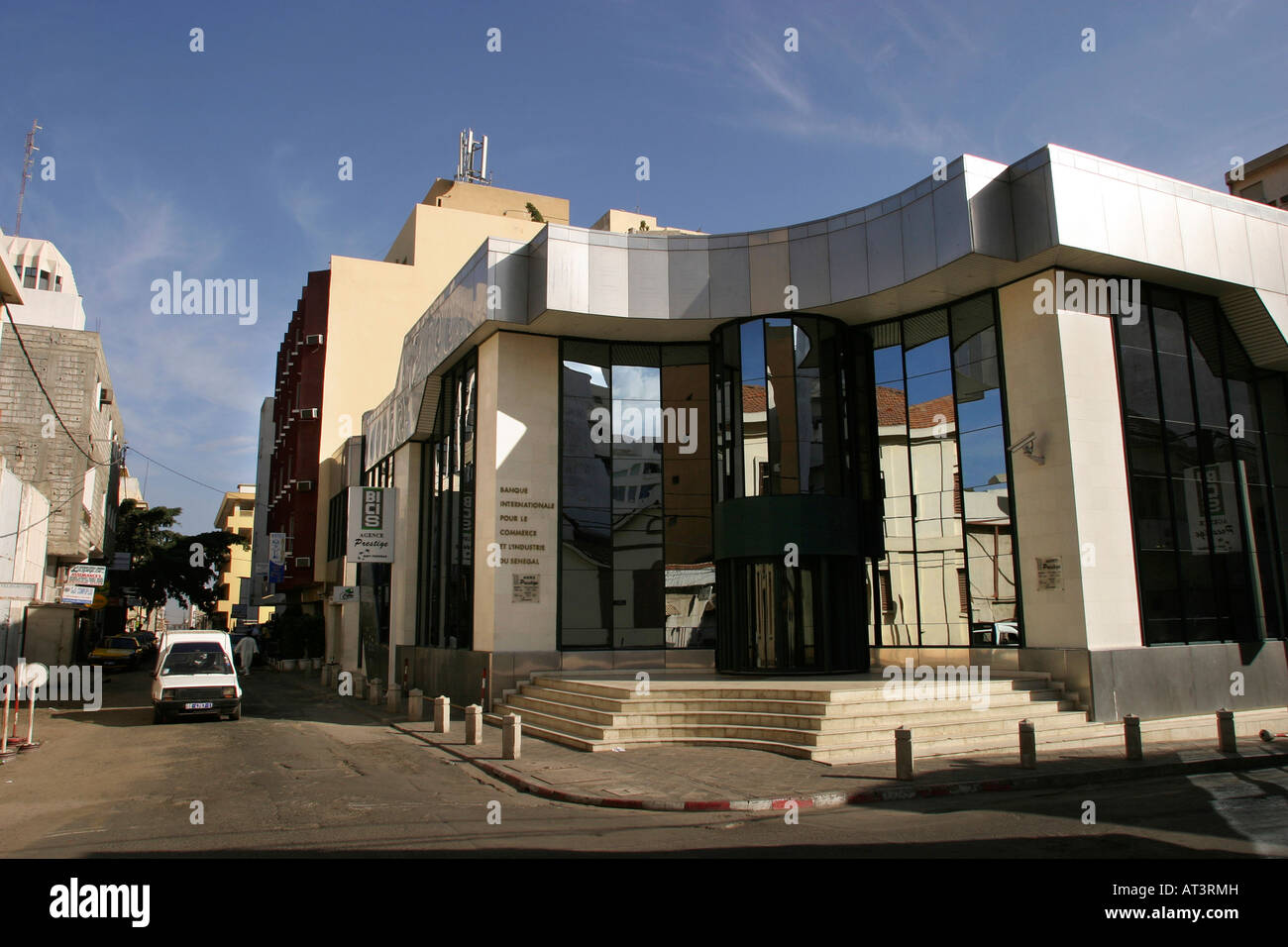 Senegal Dakar Central bank building Stock Photo - Alamy