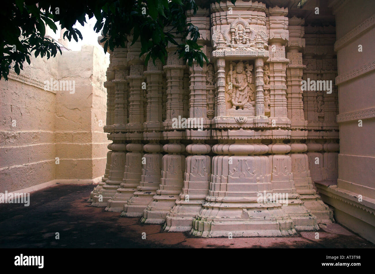 Intricately carved marble Temple and Shrine at Palitana, Gujarat, India ...