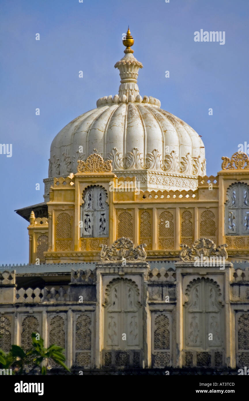 Large Dome in the City Palace Udaipur Rajasthan India Stock Photo - Alamy