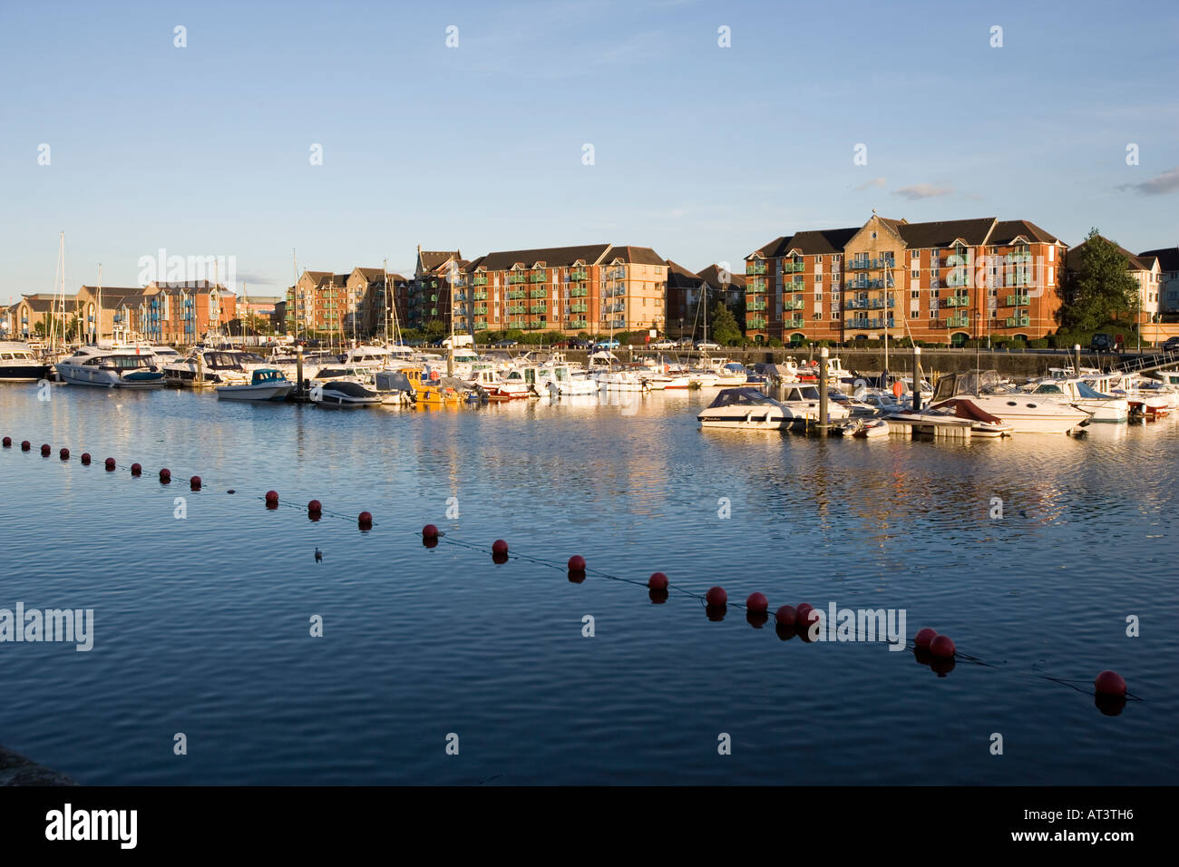 Flats at Swansea docks Wales Stock Photo - Alamy