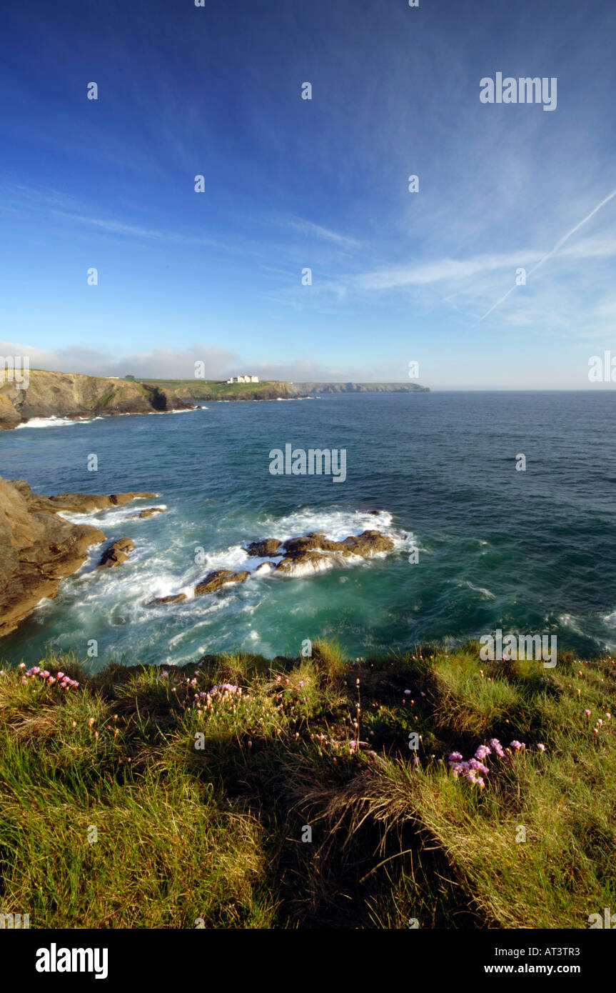Dramatic coastline of the Lizard peninsula, Cornwall, England, UK Stock ...