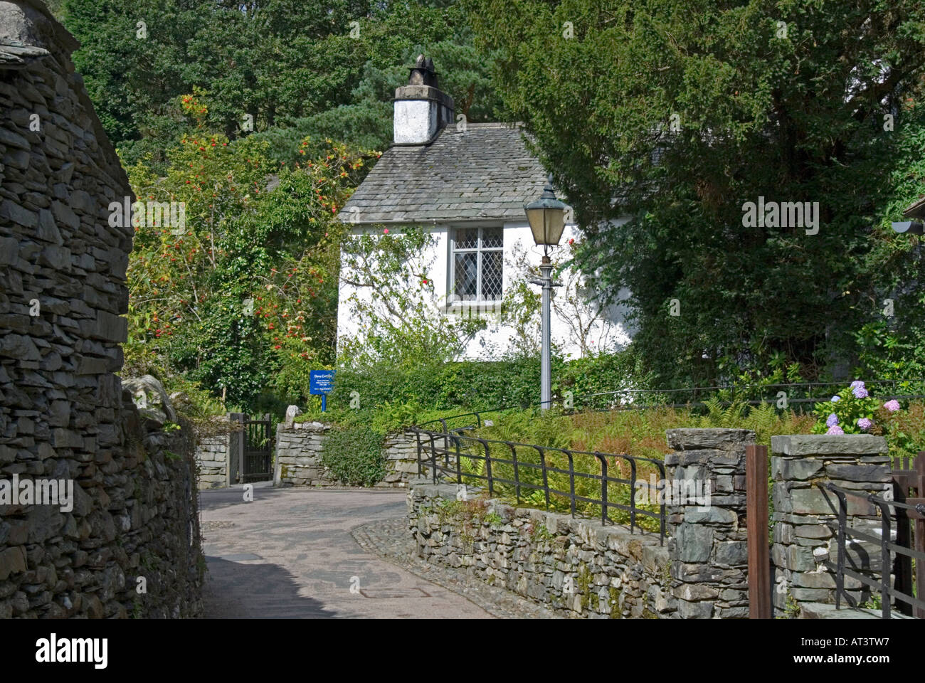 Dove Cottage where William Wordsworth lived and wrote poetry Stock ...