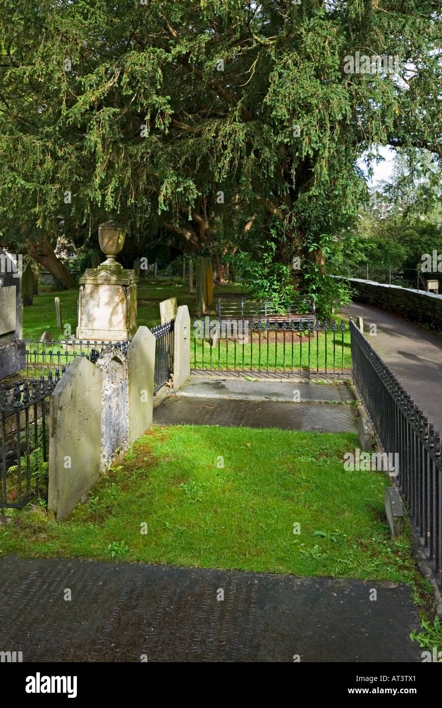 The graves of William and Mary Wordsworth Stock Photo - Alamy