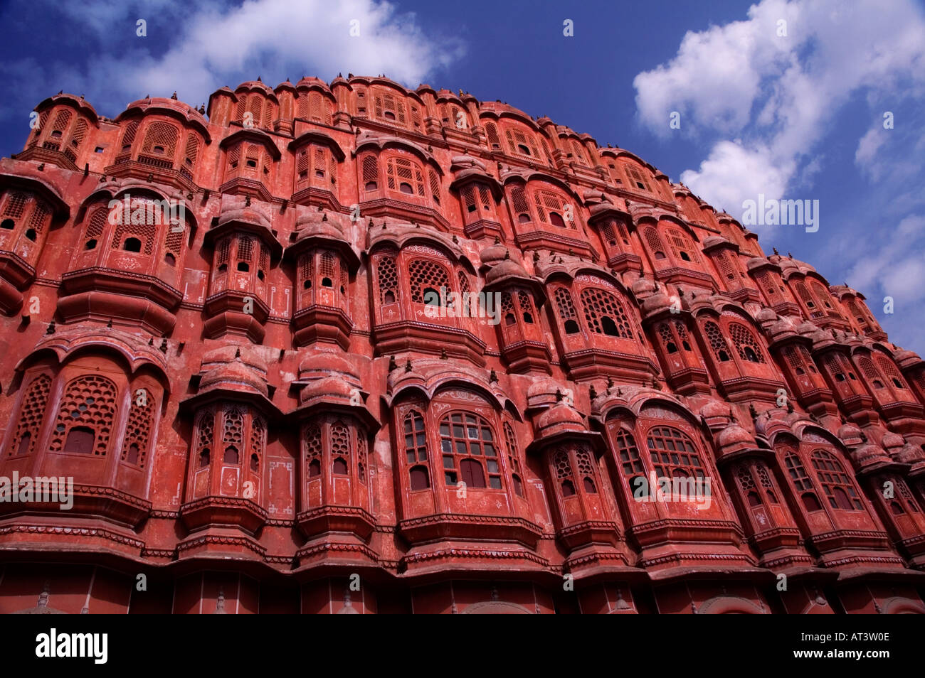 Hawa Mahal or 'Palace of the Winds' in Jaipur, Rajasthan, India Stock ...