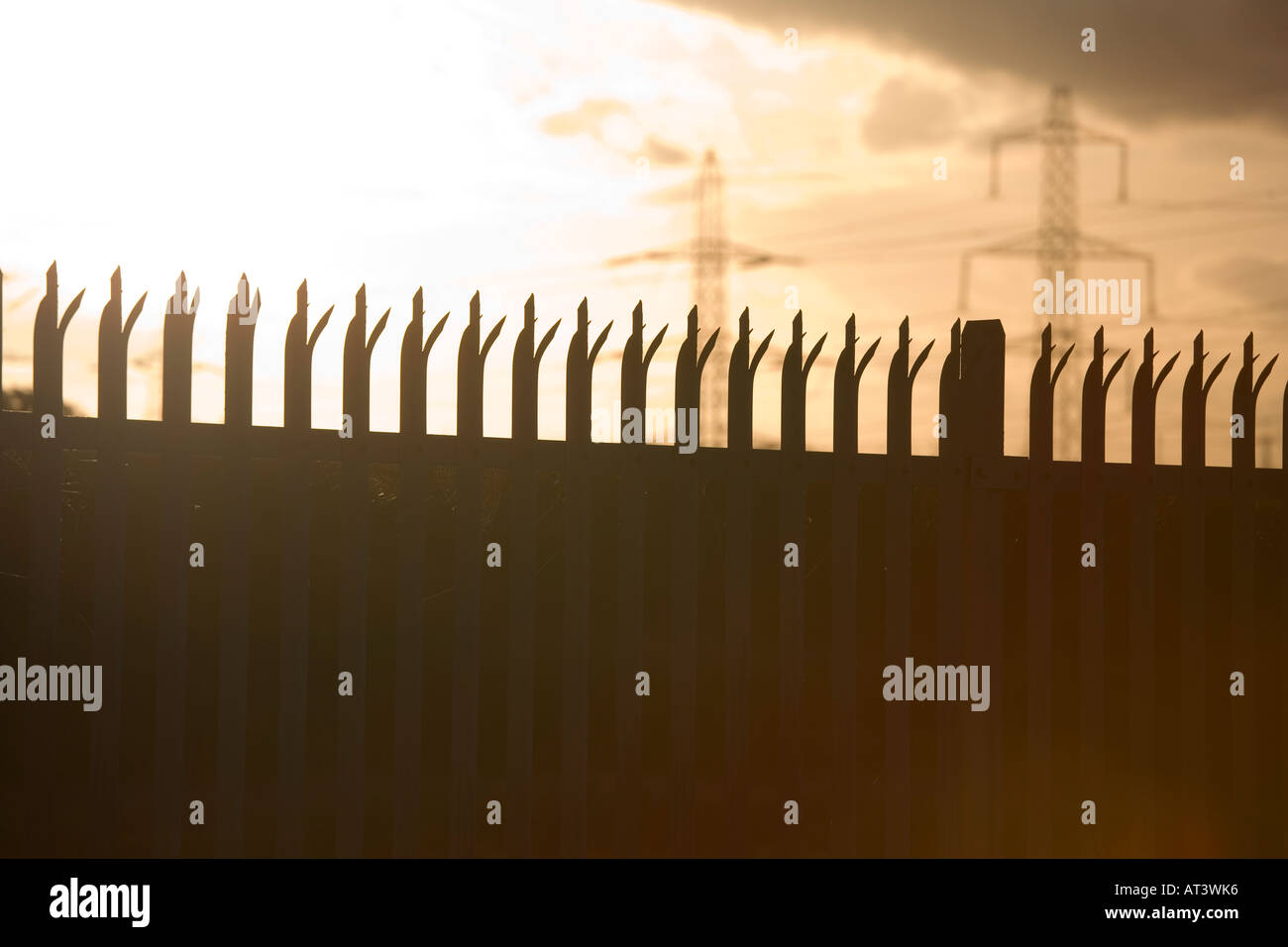 Electrical transmission tower East London Stock Photo - Alamy