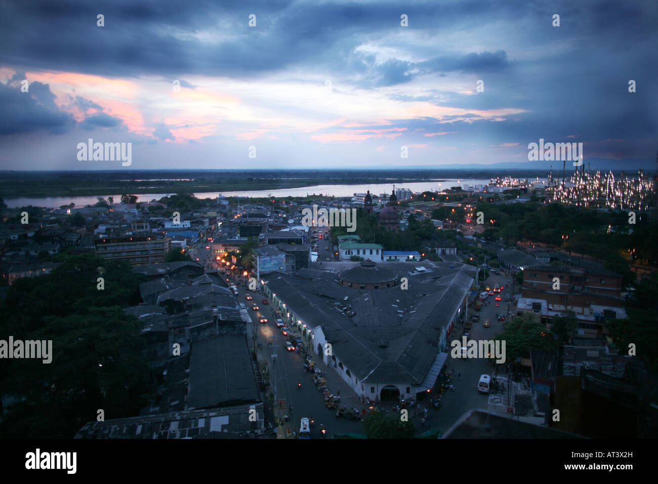 View on Barancabermeja city from the tallest building in town One can ...