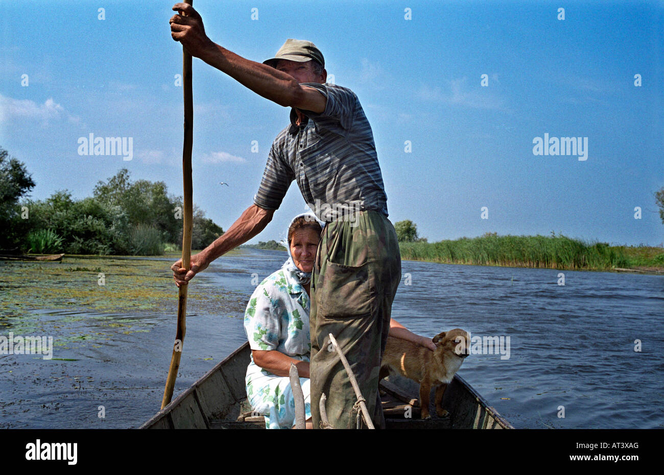 Vanea and Marusa return from fishing Sfistofca village Stock Photo - Alamy