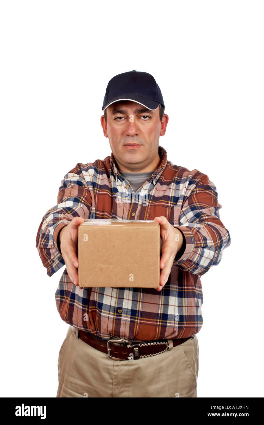 Fedex delivery man hi-res stock photography and images - Alamy