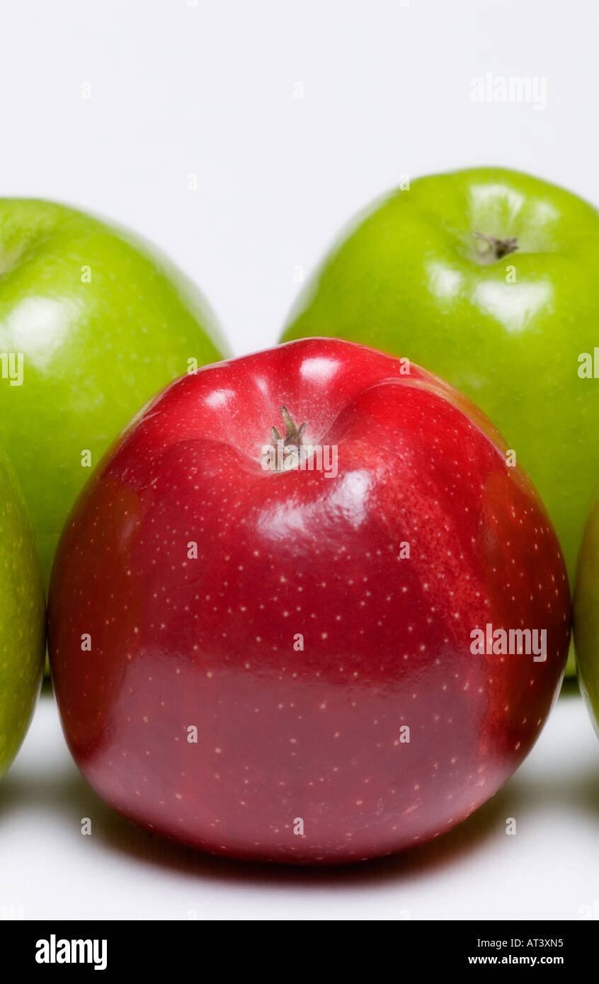 Red and Green Apples Stock Photo - Alamy