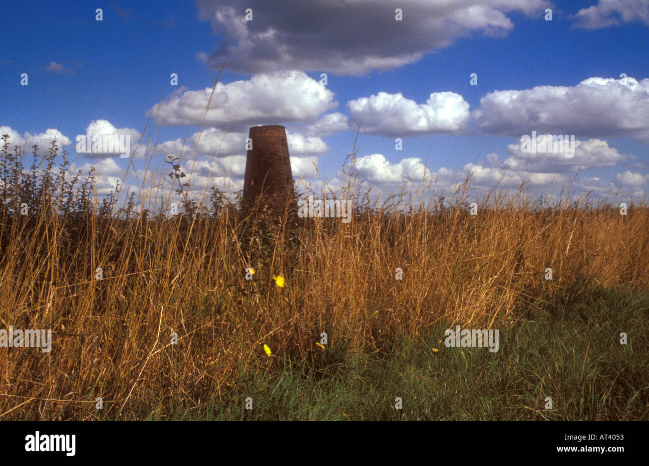 Derelict windmill North Yorkshire England Stock Photo - Alamy
