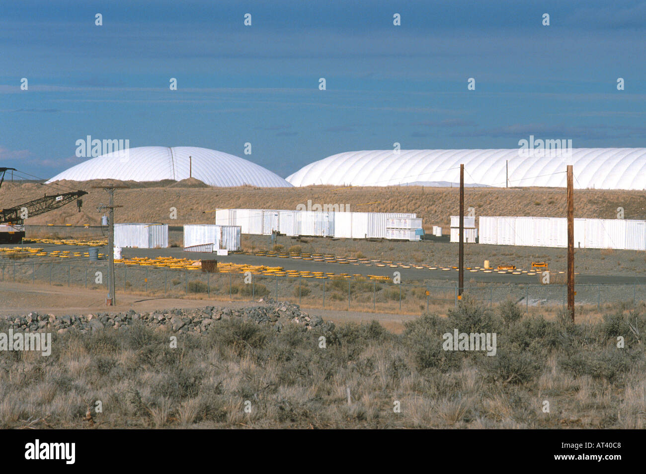 Nuclear waste temporary storage area in Eastern Idaho Stock Photo - Alamy