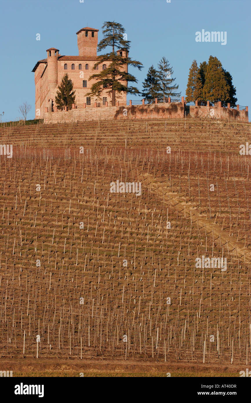 Grinzane Cavour castle. Langhe, Piemonte Stock Photo - Alamy