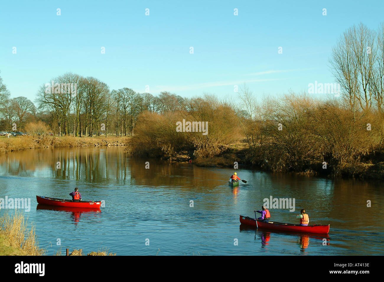 Canoeing red lifejacket hi-res stock photography and images - Alamy