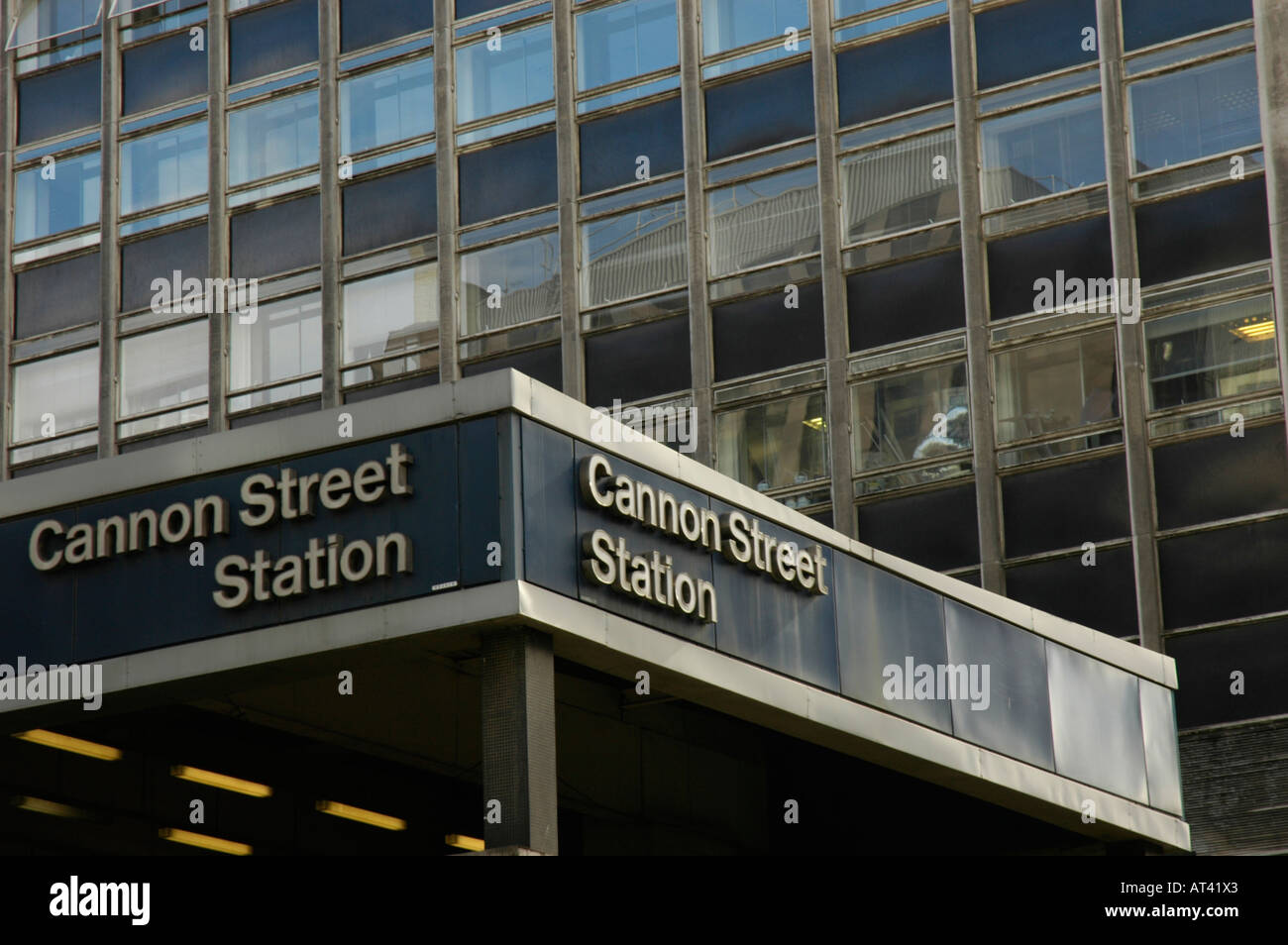 Cannon Street railway station in the City of London England Stock Photo ...