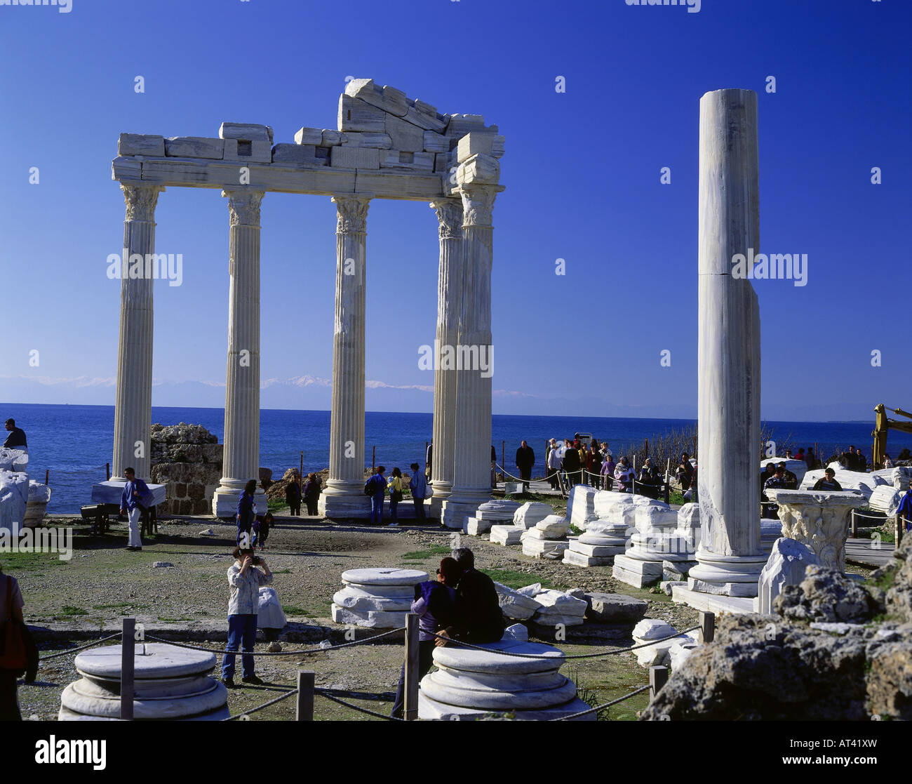 geography / travel, Turkey, Side, building, architecture, archaeology ...