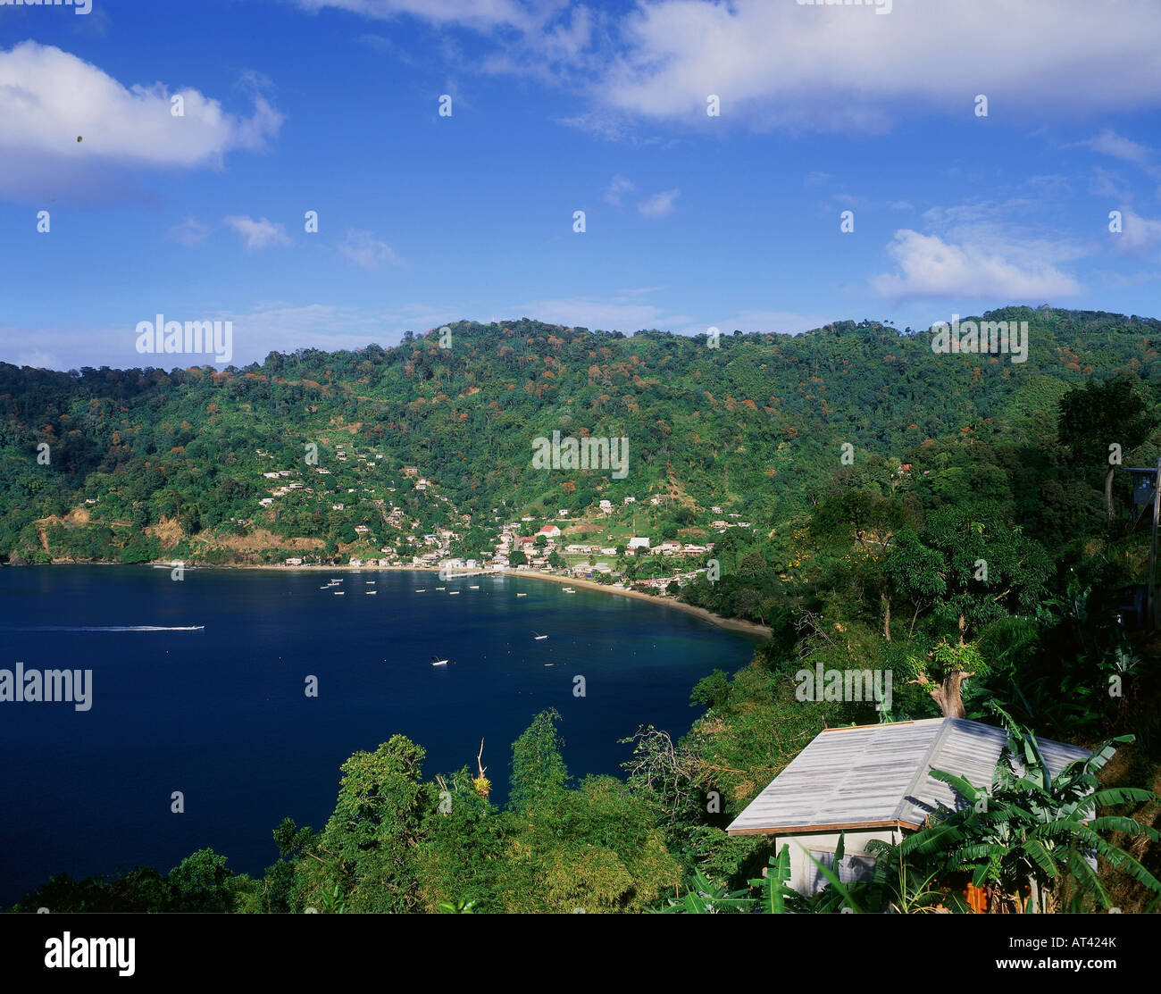 geography / travel, Tobago, Man of War Bay, Charlotteville, landscape ...