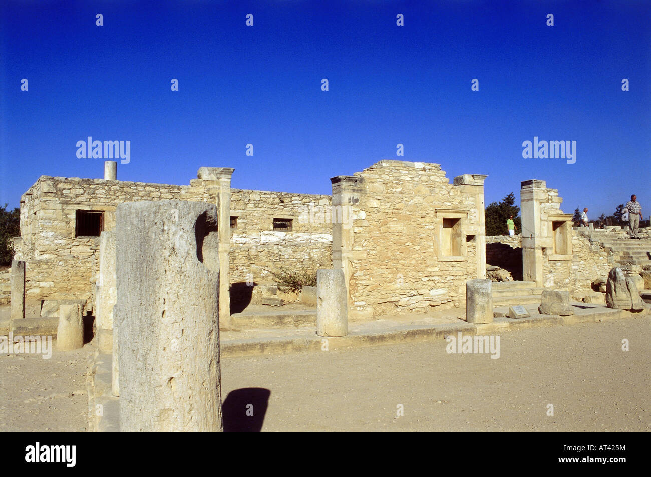 "geography / travel, Cyprus, shrine of the Apollo Hylates, temple, ruin ...