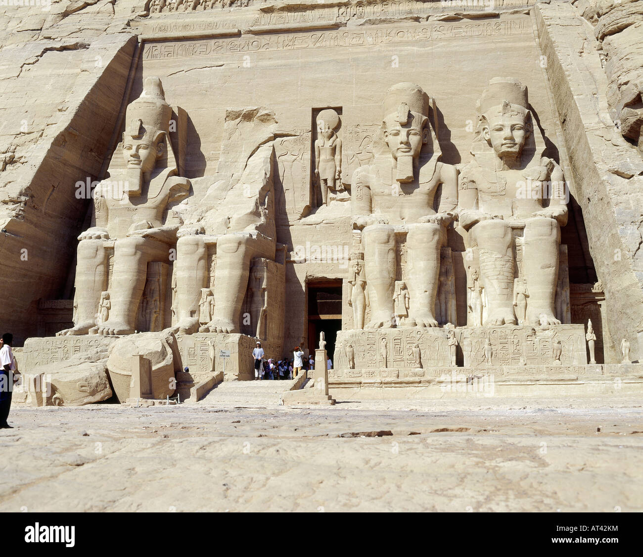 geography / travel, Egypt, Abu Simbel, Amun-Re temple, amon temple ...