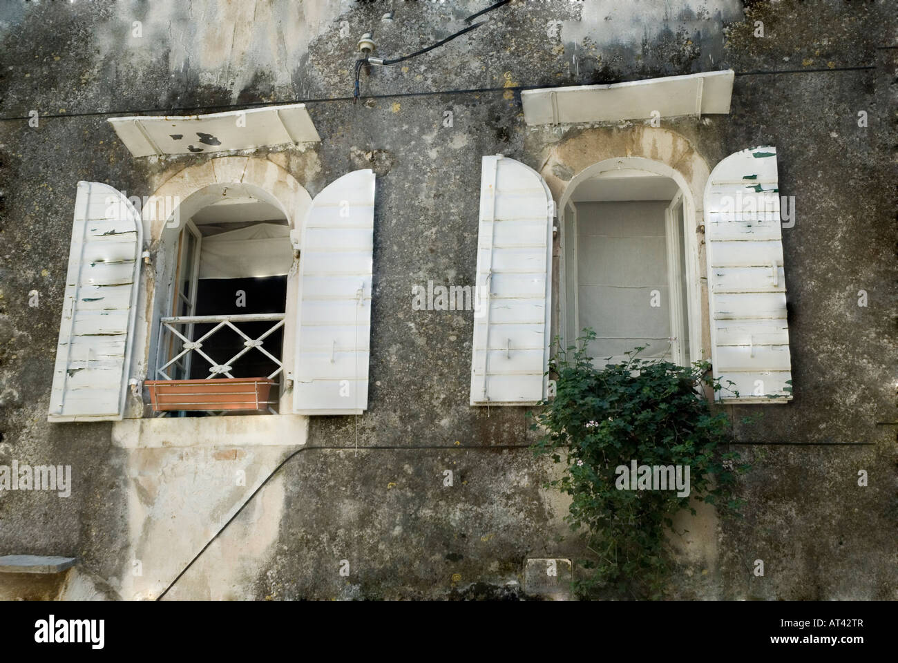 typical windows, Split, Croatia Stock Photo - Alamy
