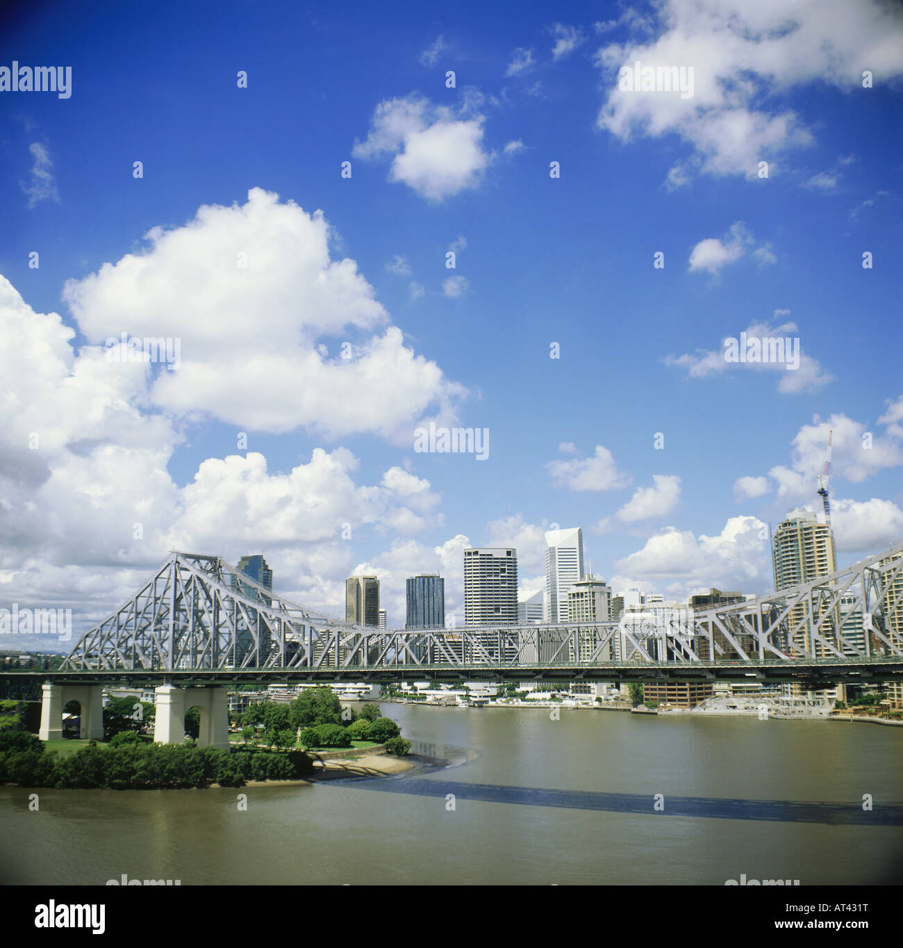 geography / travel, Australia, Queensland, Brisbane, town, bridge Stock ...