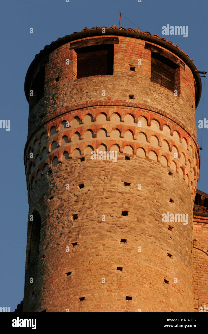 Serralunga d'Alba castle. Langhe, Piemonte Stock Photo - Alamy