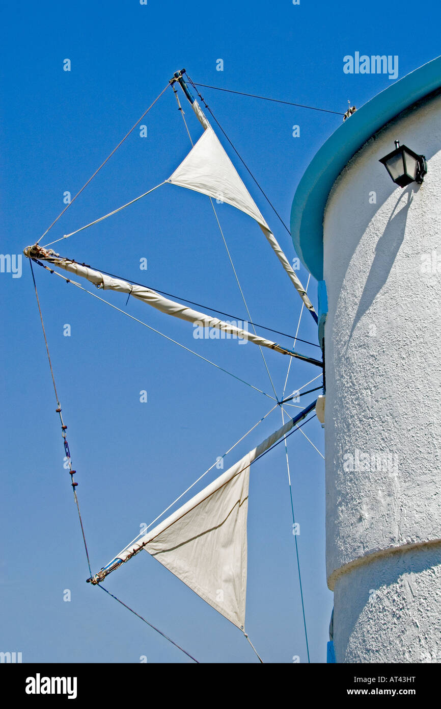 windmill sails Zante, Greece Stock Photo - Alamy
