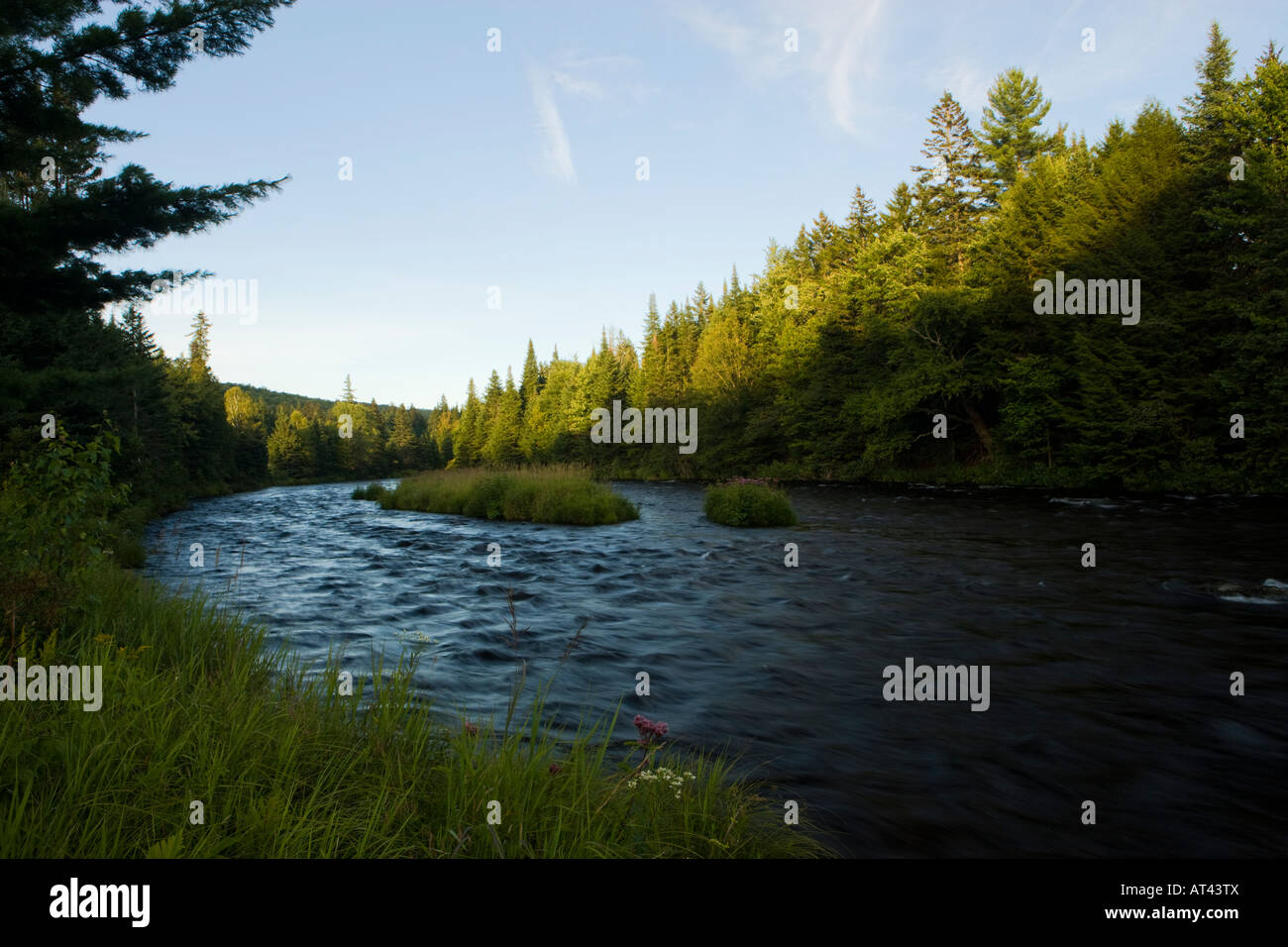 The Connecticut River in Pittsburg, New Hampshire Stock Photo - Alamy