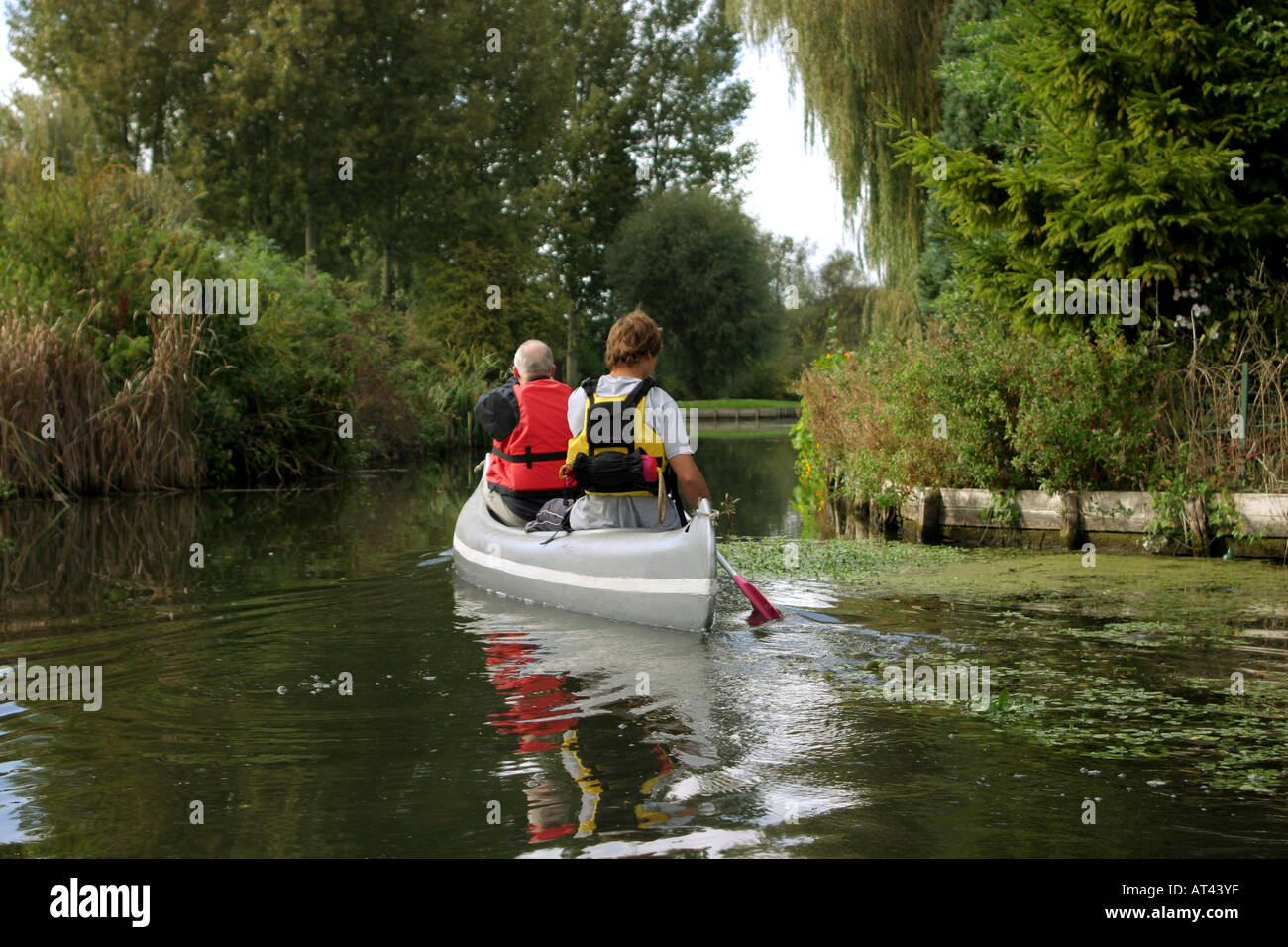 Hortillonnages or floating gardens Amiens France Stock Photo - Alamy