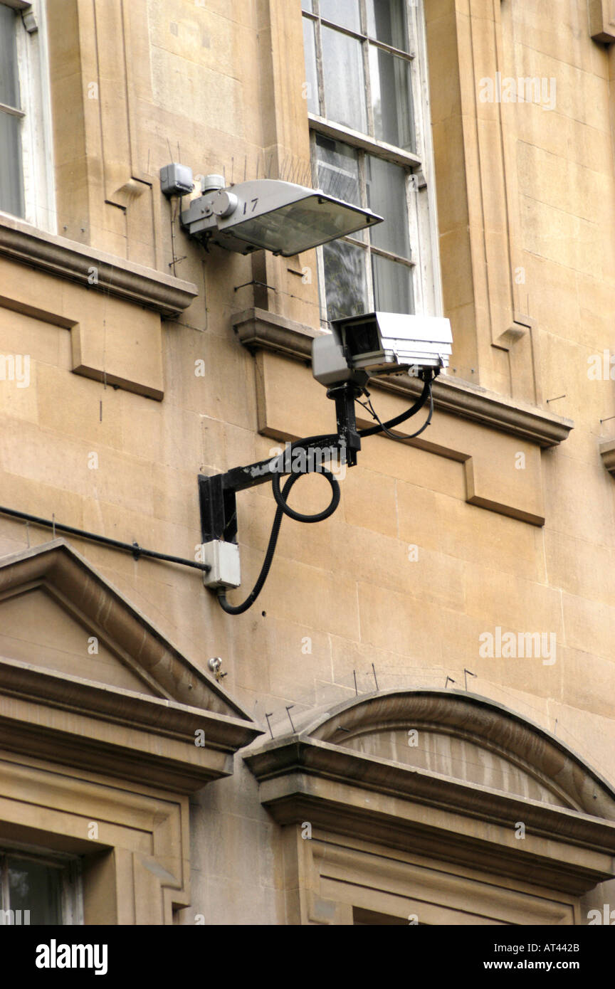 CCTV camera on Oxford university building Stock Photo - Alamy