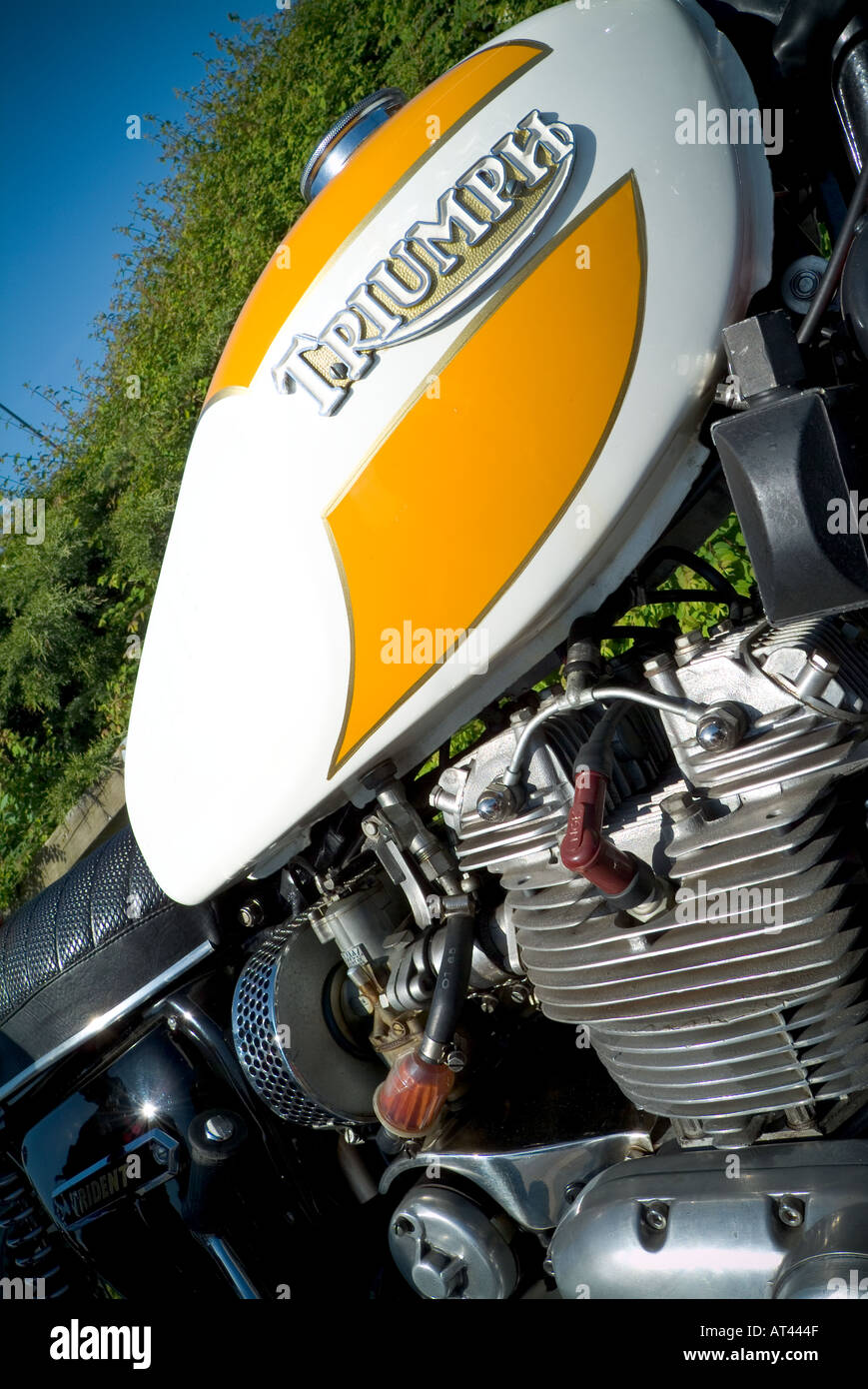 classic english motor cycle triumph bike motorcycle motorbike oil drip ...