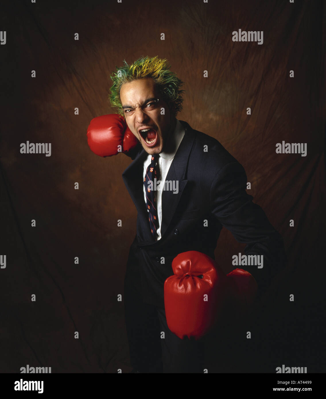 Men in suits boxing hi-res stock photography and images - Alamy