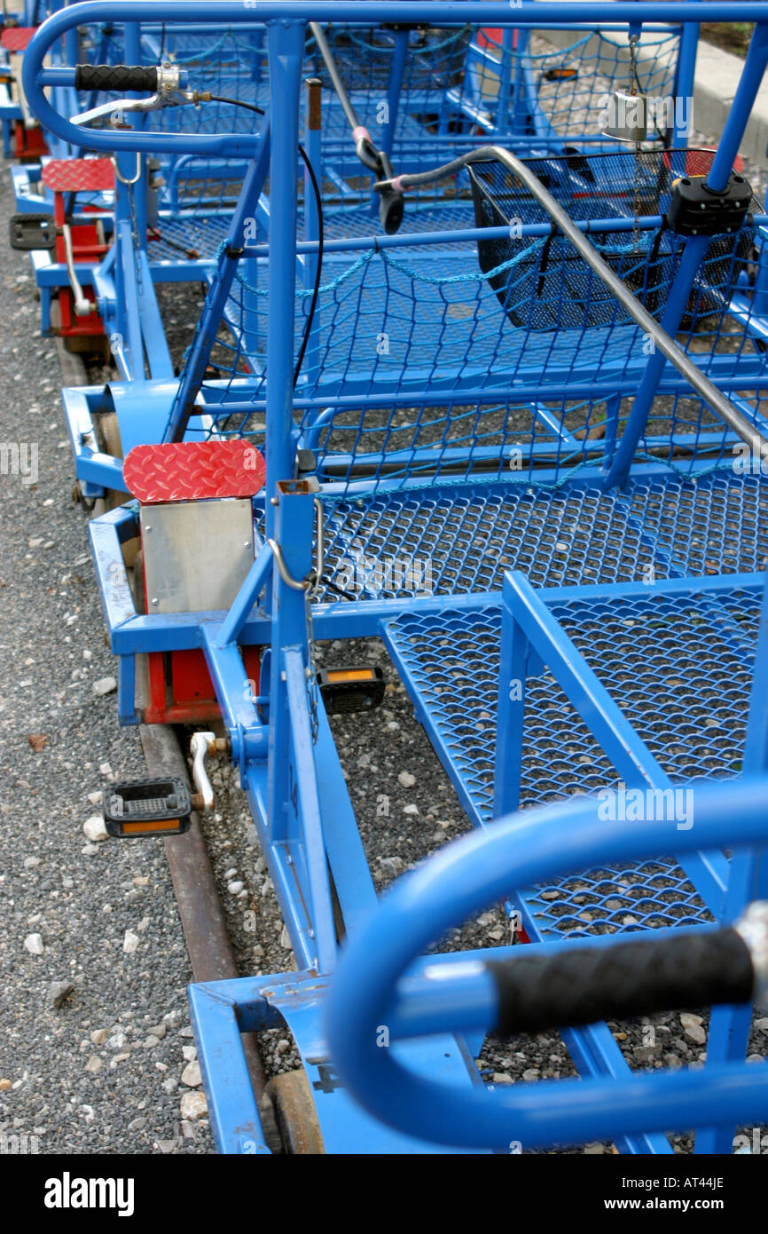 The rando rail pedalo railway tourist attraction through Regional ...