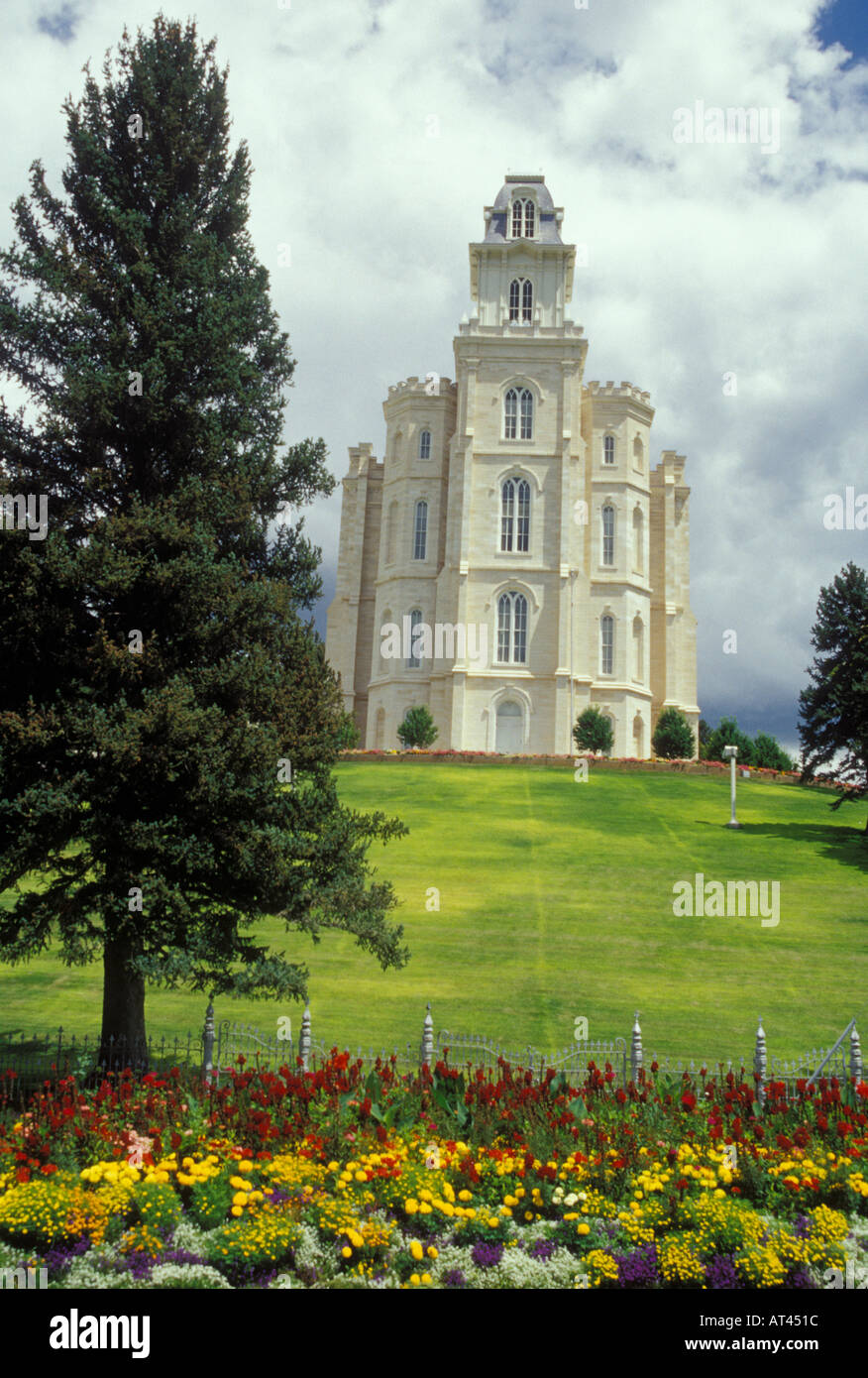 Manti utah temple hi-res stock photography and images - Alamy