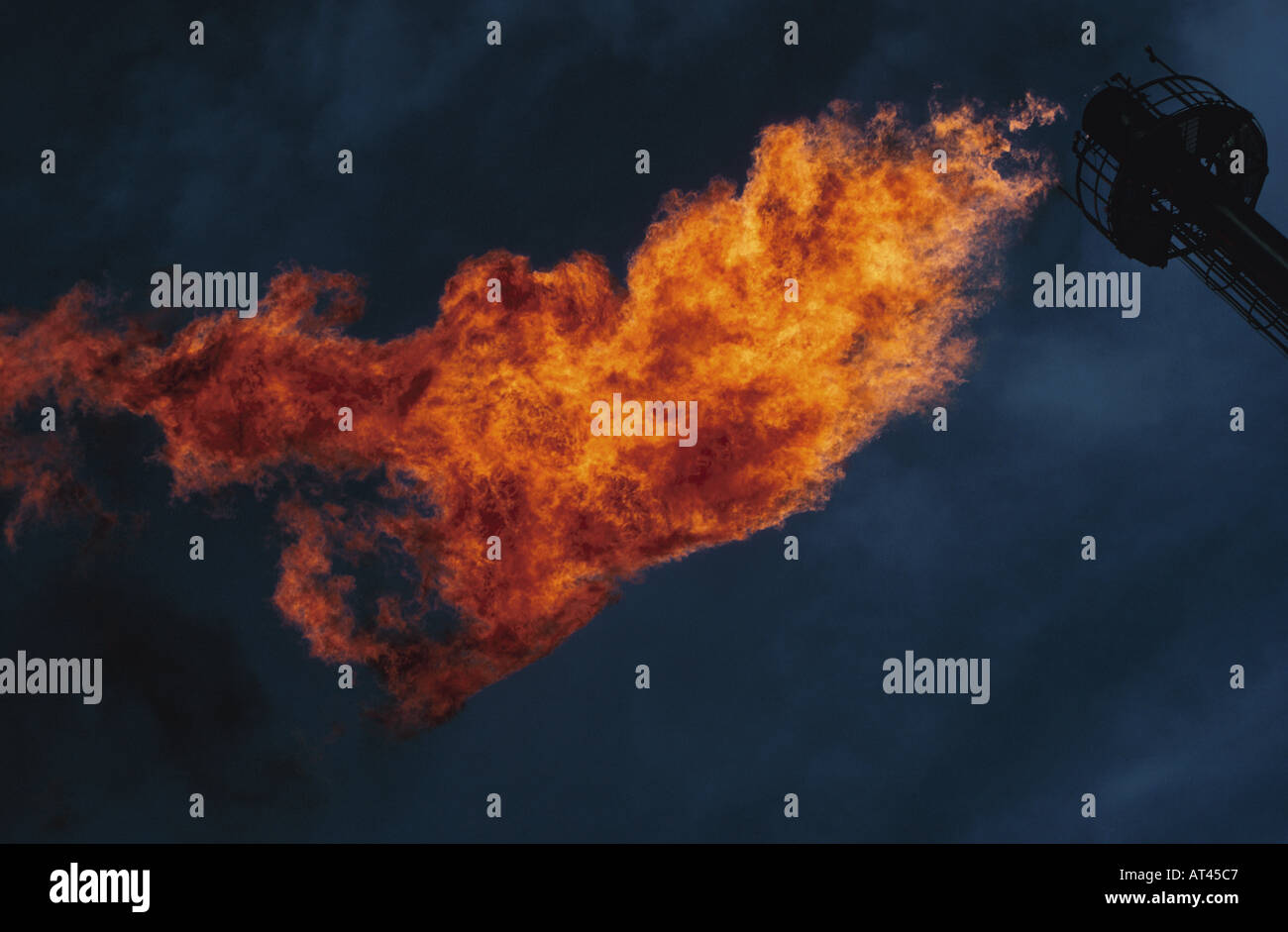 Oil well fires hi-res stock photography and images - Alamy
