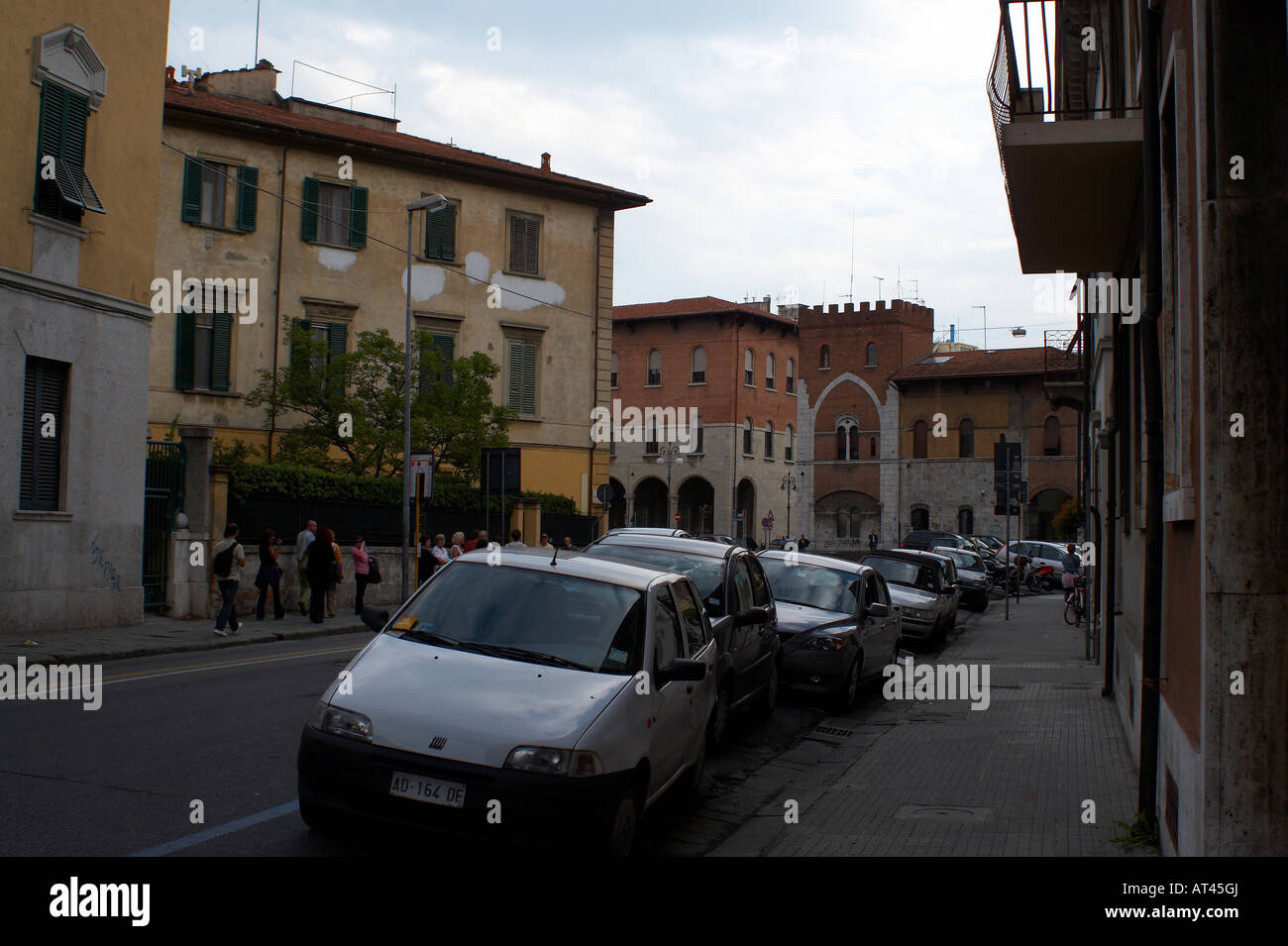 Tenement houses in Pisa, Tuscany, Italy Stock Photo - Alamy