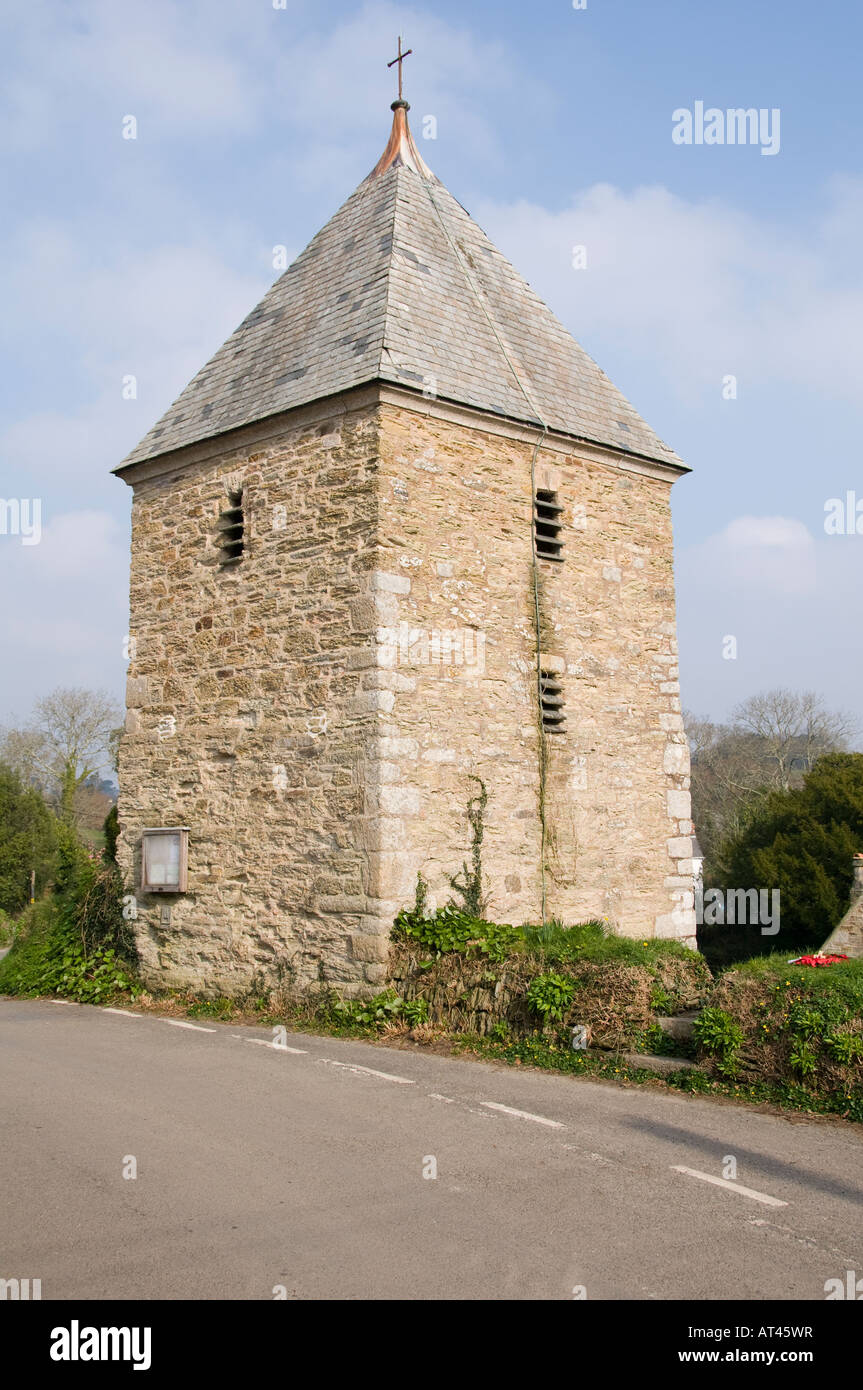 Bell tower at St Feock Church, nr Truro Cornwall Stock Photo - Alamy