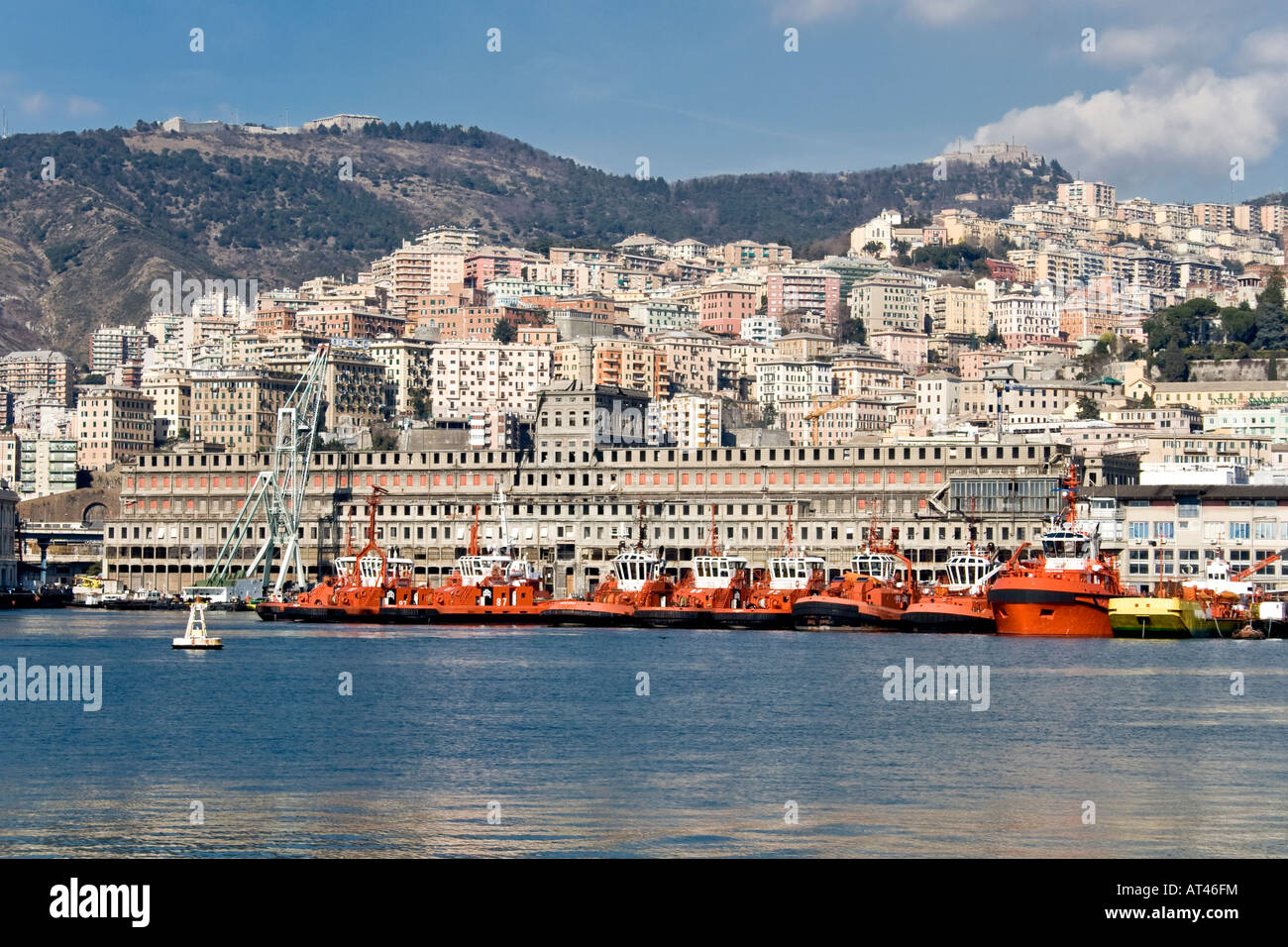 Port of Genoa Stock Photo - Alamy