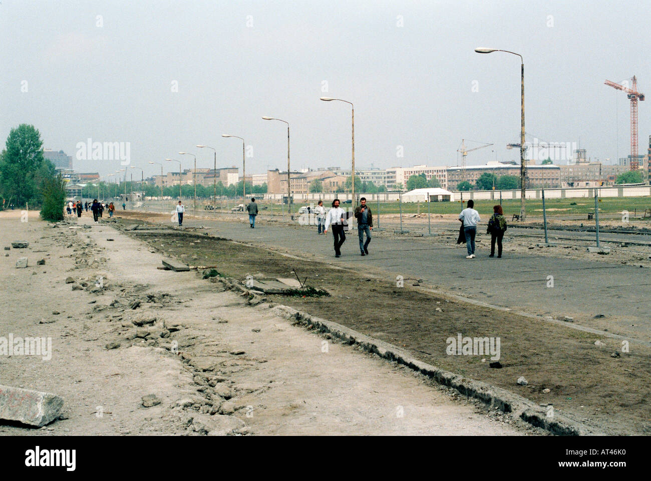 The Fall of the Berlin wall, 1989. The remnants of the Berlin Wall ...