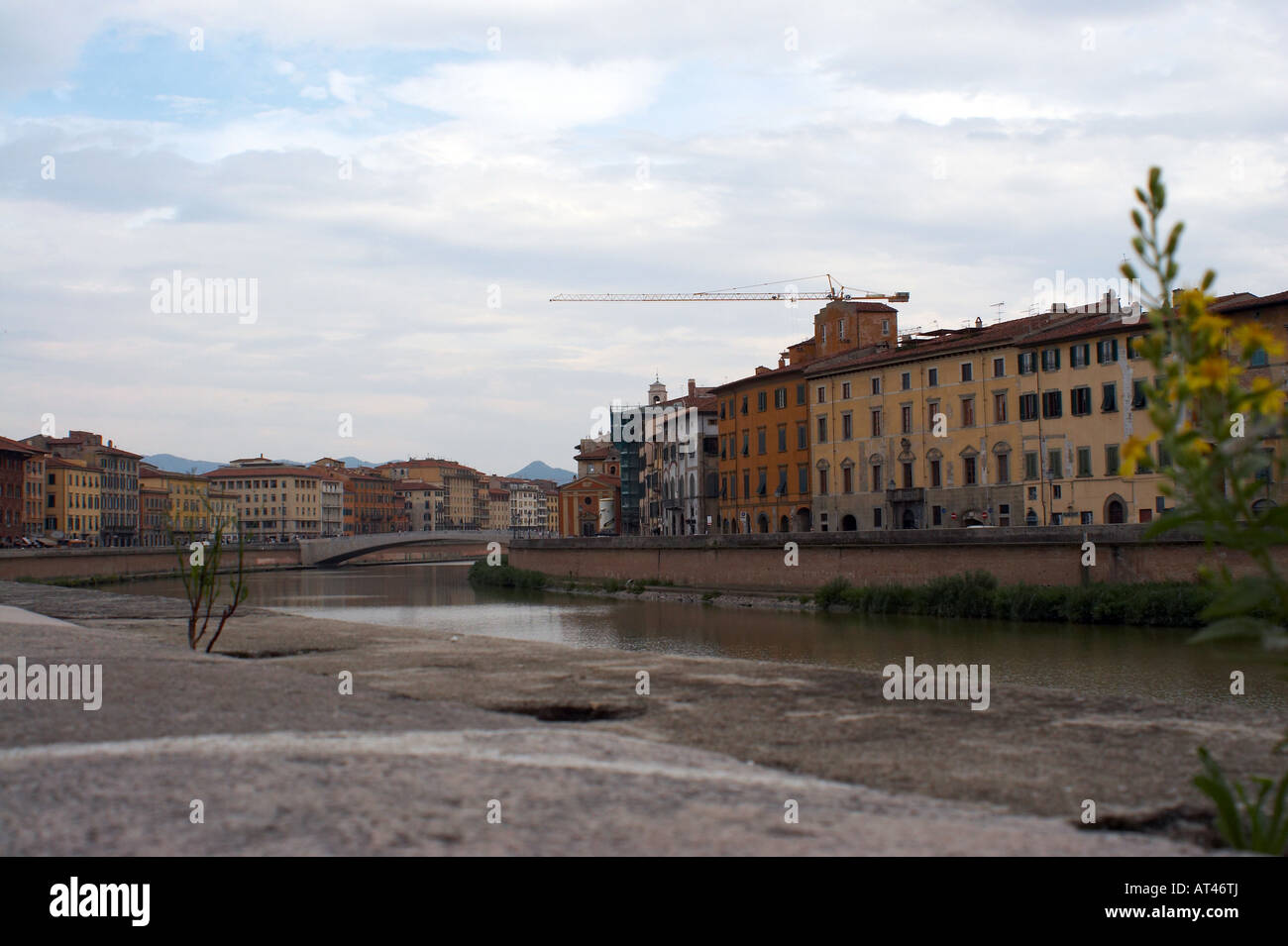 Tenement houses in Pisa, Tuscany, Italy Stock Photo - Alamy