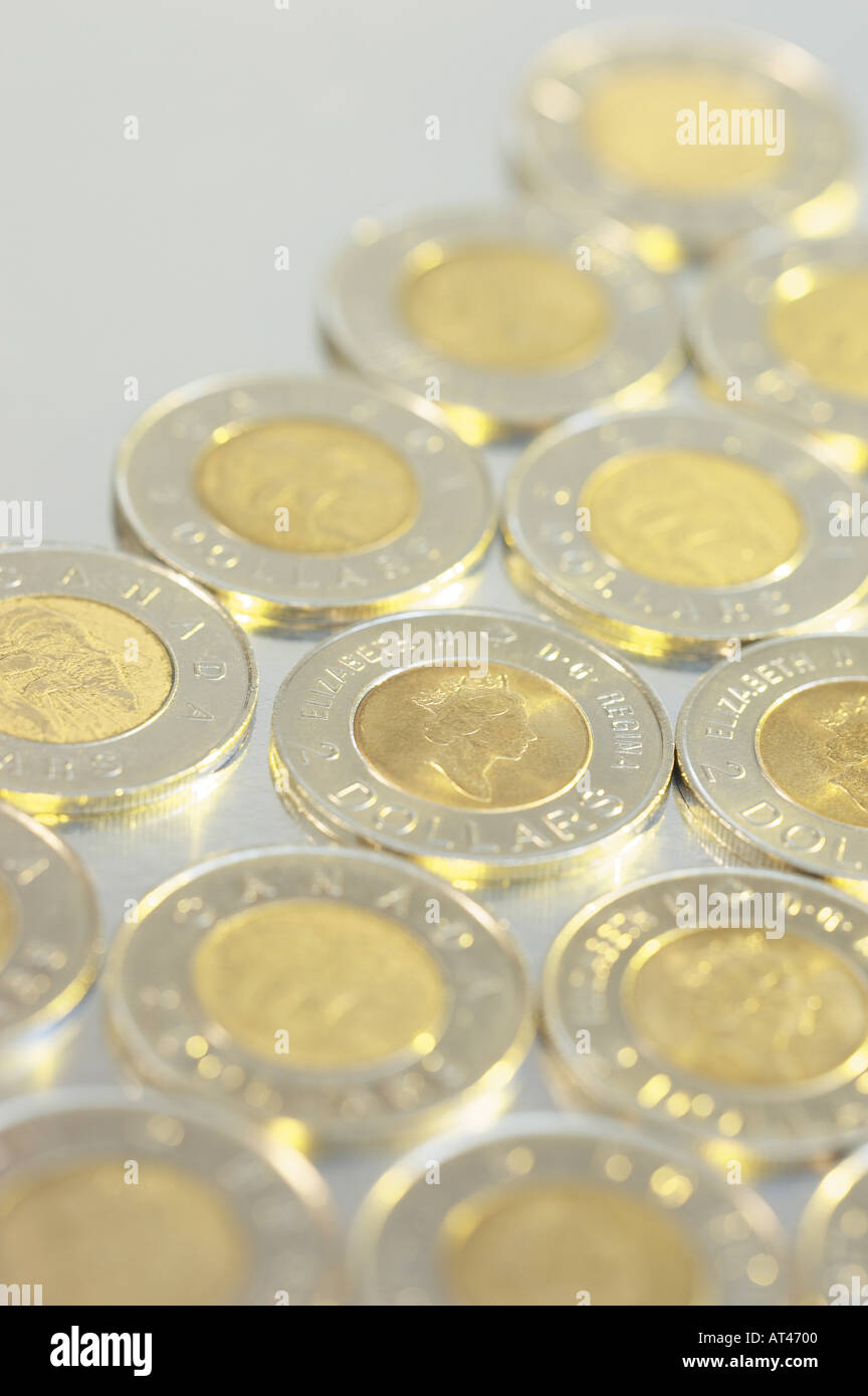 Canadian toonie hi-res stock photography and images - Alamy