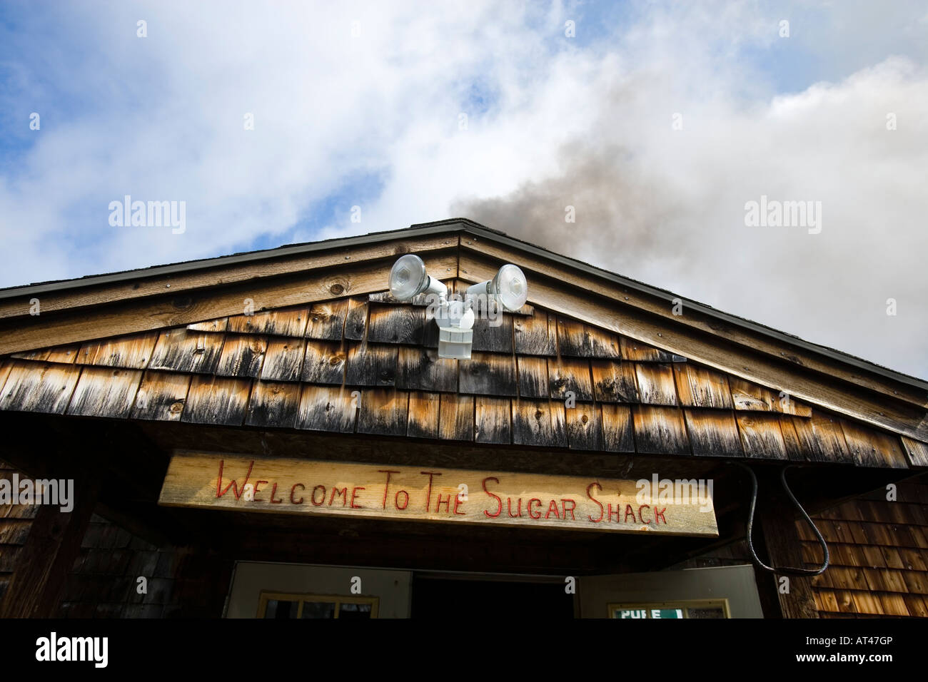 The Sugar Shack in Barrington, New Hampshire Stock Photo - Alamy