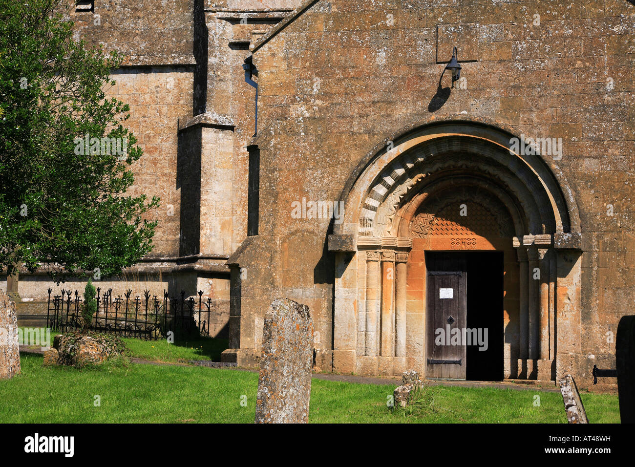St. Michael and All Angels Church in Guiting Power Cotswolds England ...