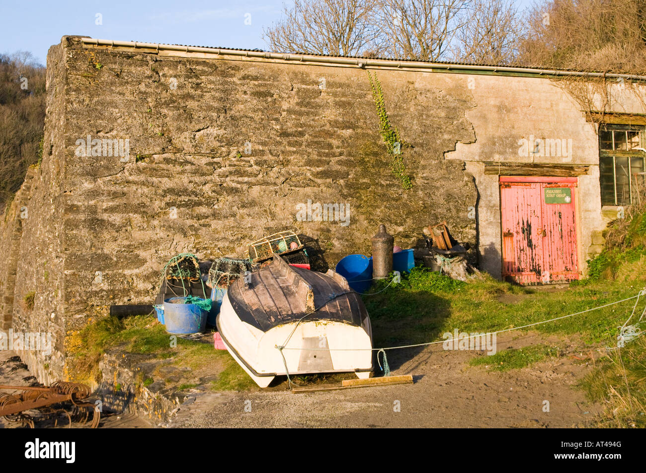 Polkerris cornwall hi-res stock photography and images - Alamy